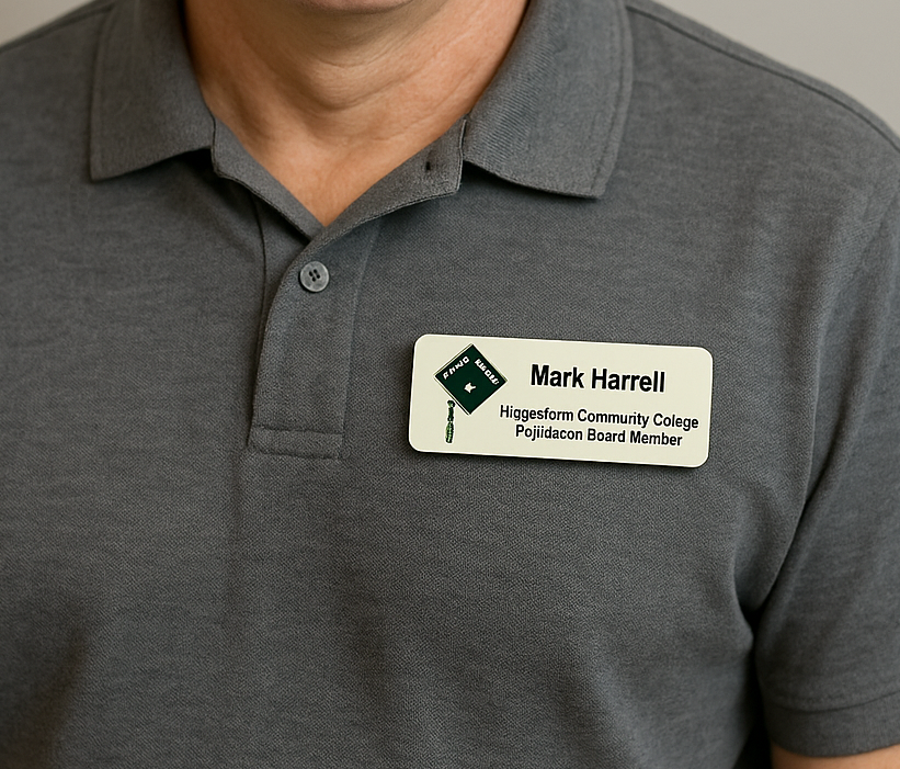 Aluminum Name Badge – Gleam & Glory