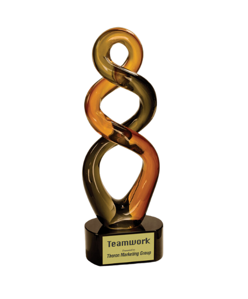 Brown Twist Art Glass – Gleam & Glory