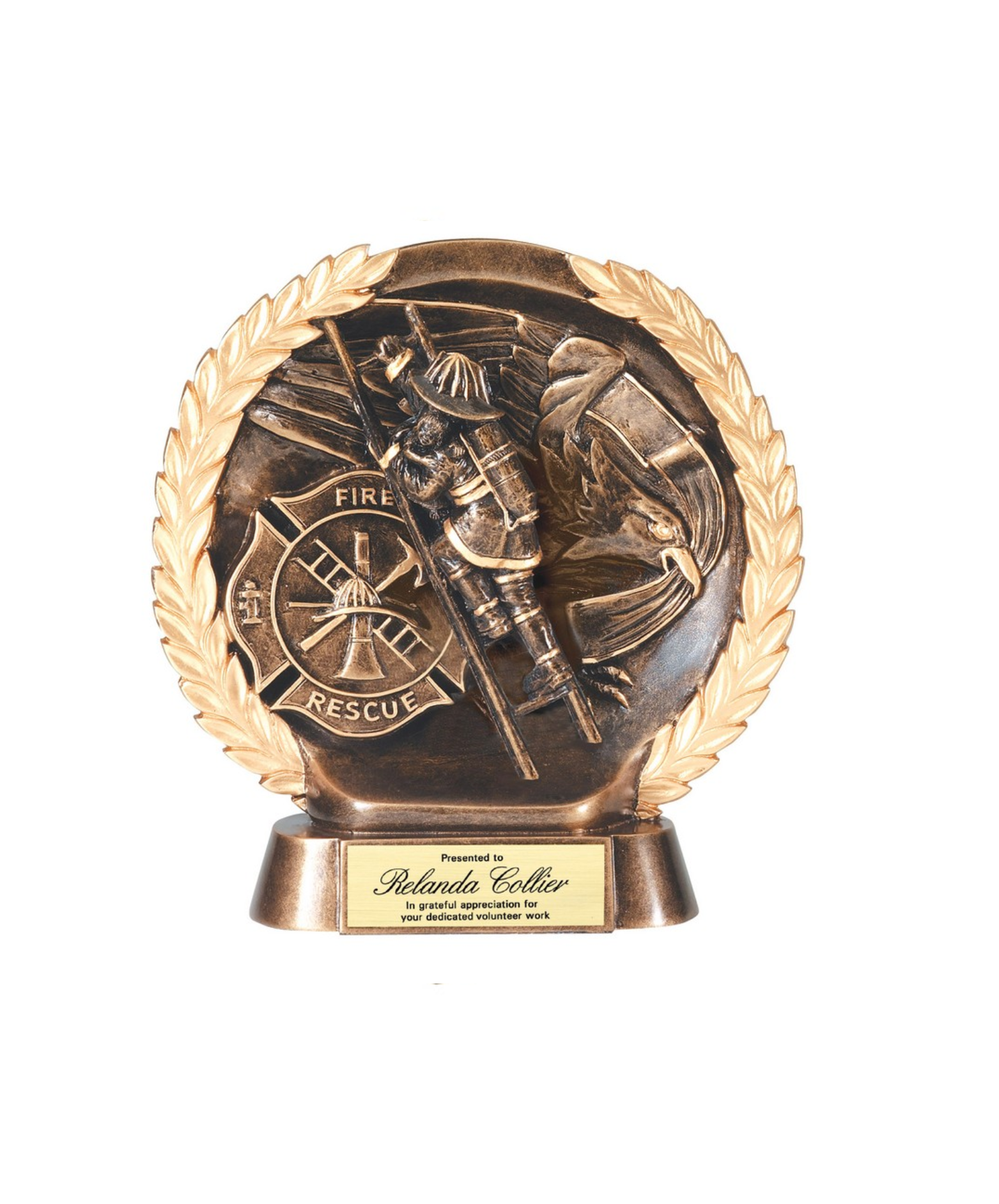 Resin Plate Fireman – Gleam & Glory